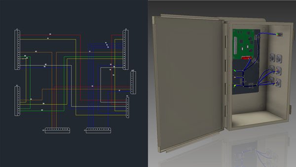 Electrical Design, Layout Drawing and 2D/3D Drafting Projects
